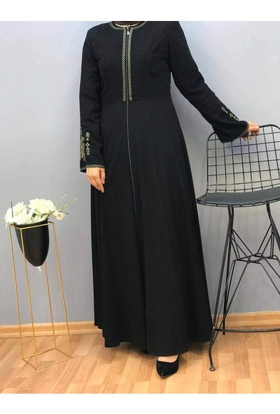 Musab Kadın Işleme Detaylı Ferace