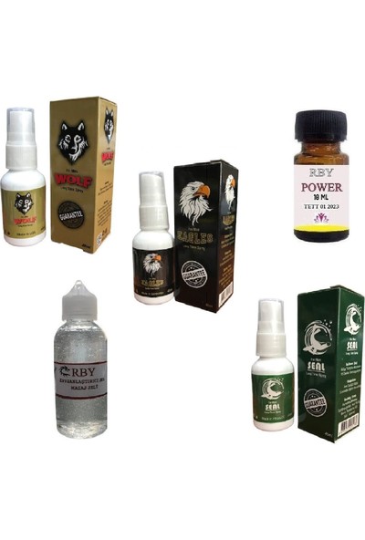 Rby Marka Jel ve Kadın Damla + 3 Kutu Gecıktırıcı Sprey Rby Marka Jel ve Kadın Damla + 3 Kutu Gecıktırıcı Sprey
