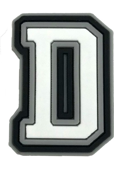 Harf Crocs Terlik Süsleri -2 D