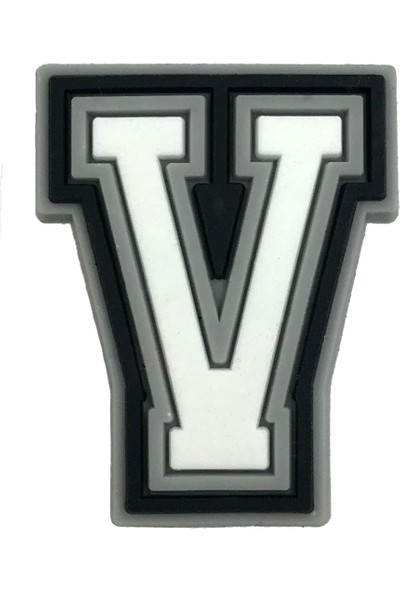 Harf Crocs Terlik Süsleri -2 V Harf Crocs Terlik Süsleri -2 V