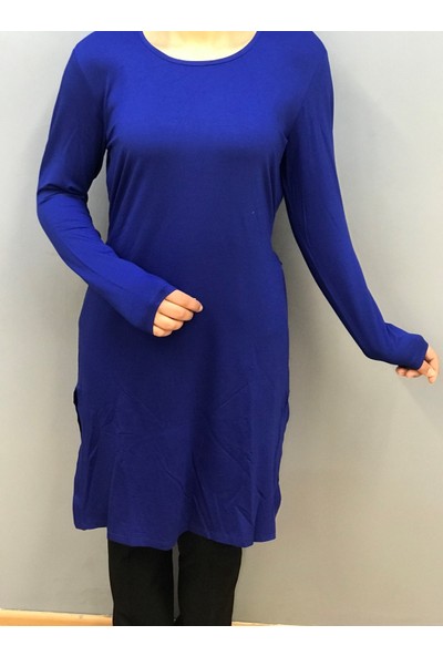 T'Dee Tdee Kadın Penye Kumaş Uzun Tunik