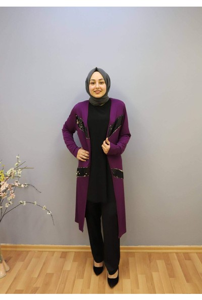 Moodbasic Pul Detaylı Becca Iç Tunikli Takım Moodbasic Pul Detaylı Becca Iç Tunikli Takım