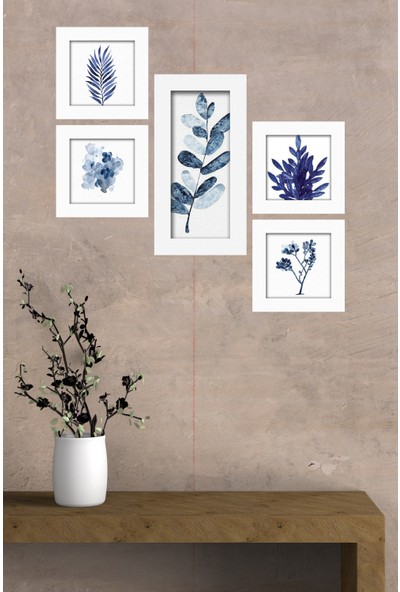 Cadran 5 Parçalı Çerçeve Görünümlü Mdf Tablo Seti ATF294