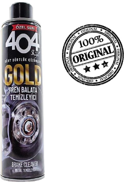 404 Fren Balata Temizleyici Sprey Gold Özel Seri 500 ml 404 Fren Balata Temizleyici Sprey Gold Özel Seri 500 ml