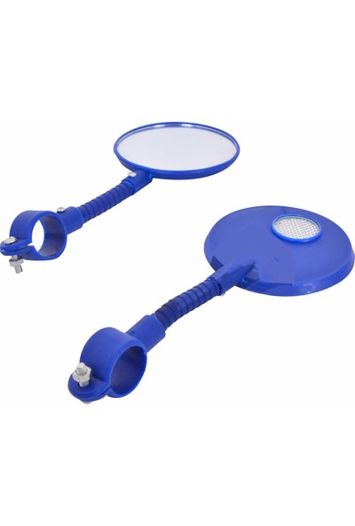 Monero 98222 Bisiklet Aynası Plastik - Yuvarlak Mavi [takım]