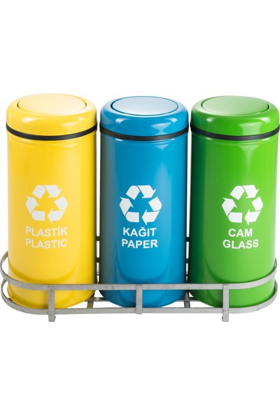 Torosinox TM-1001B 3'lü Geri Dönüşüm Seti