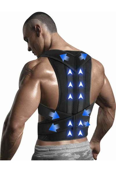 Markaflex Çift Balenli Dik Durus Korsesi Bayan Erkek Bel Sırt Dik Durmak İçin Korse Markaflex Çift Balenli Dik Durus Korsesi Bayan Erkek Bel Sırt Dik Durmak İçin Korse