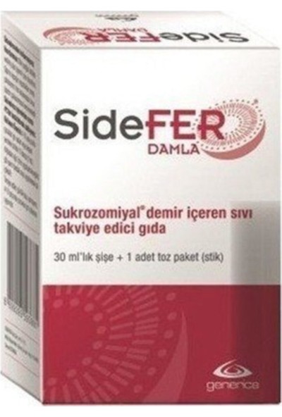 Sidefer Damla Takviye Edici Gıda 30 ml