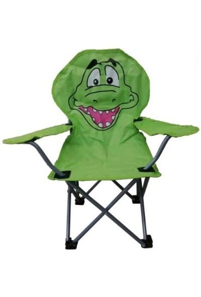 Joystar Timsah Figürlü Katlanır Çocuk Kamp Sandalyesi