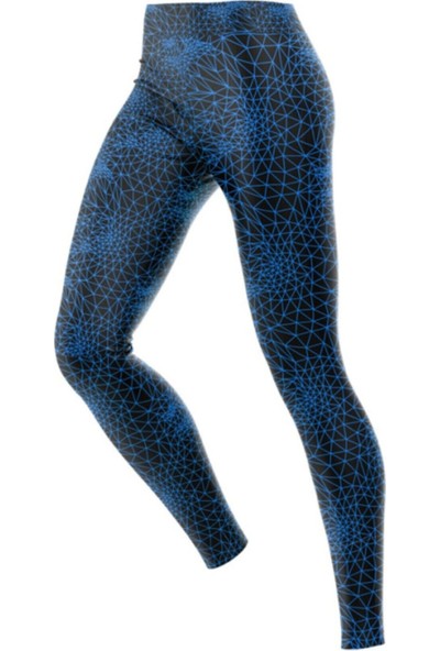 Gazallini Kadın Mavi Renkli Dijital Baskılı Toparlayıcı Spor Tayt