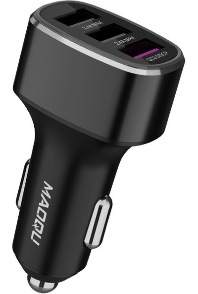 GZPLZ Qiakey GT680 3 1 Araç Şarj Cihazı Siyah