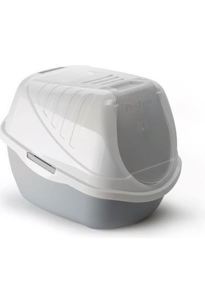 Aquael Pı/com Easy Cat Kapalı Kedi Tuvaleti Gri 54X40X40