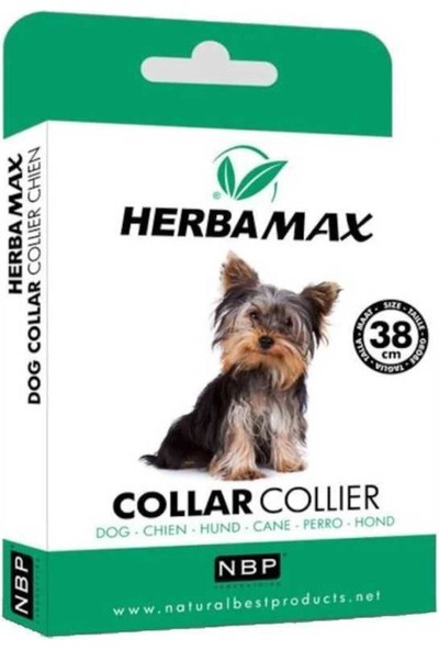 Herba Max Pire Dış Parazit Kene Tasması - 38 cm Herba Max Pire Dış Parazit Kene Tasması - 38 cm