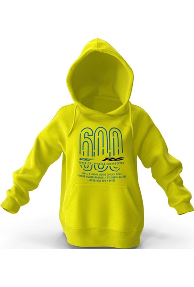 Road Life Yamaha R6 Power cc 1 Ön Arka Baskılı Kanguru Sweatshirt Road Life Yamaha R6 Power cc 1 Ön Arka Baskılı Kanguru Sweatshirt