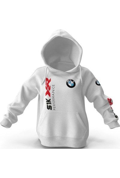 Road Life Bmw S1K Xr Ön Arka Baskılı Kanguru Sweatshirt