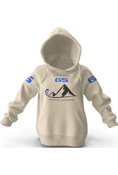 Road Life Bmw Gs Safari 2020 Australia Ön Arka Baskılı Kanguru Sweatshirt