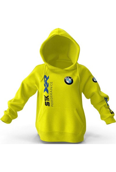 Road Life Bmw S1K Xr Ön Arka Baskılı Kanguru Sweatshirt