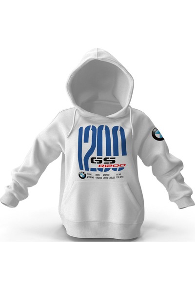 Road Life Bmw Gs R1200 Power cc Ön Arka Baskılı Kanguru Sweatshirt Road Life Bmw Gs R1200 Power cc Ön Arka Baskılı Kanguru Sweatshirt