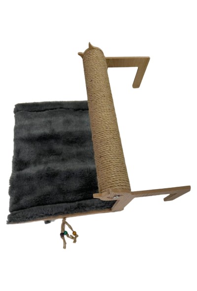 Raf Kestir Fiona Petek Kedi Yatağı - Gri