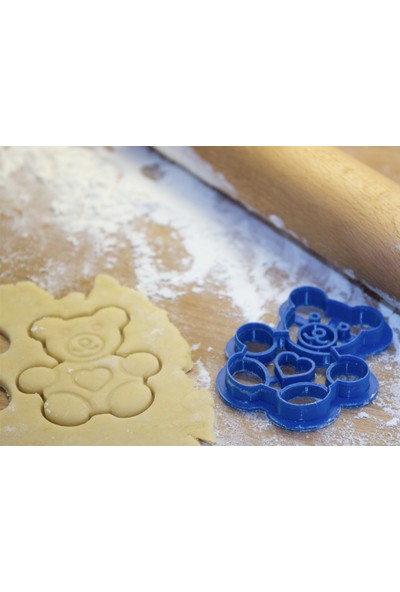 Pagina Oyuncak Ayı Kurabiye Kalıbı Karışık Renk