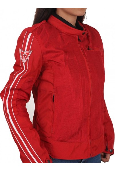 Venom Jessy Lady Fileli Yazlık Motosiklet Ceketi Venom Jessy Lady Fileli Yazlık Motosiklet Ceketi