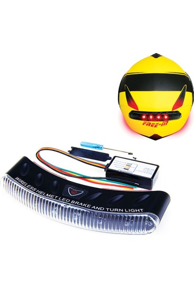 Mts Kablosuz Kask Ikaz Stop LED Mts Kablosuz Kask Ikaz Stop LED