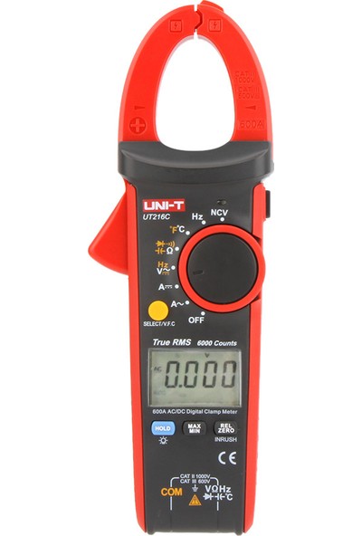 Unit UT-216C 600A Ac/dc True Rms Pensampermetre Unit UT-216C 600A Ac/dc True Rms Pensampermetre