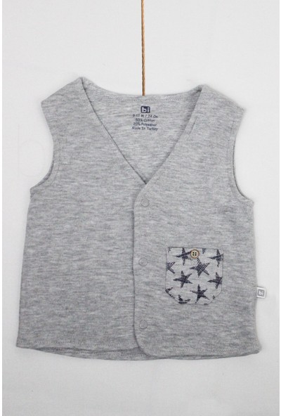 Bibaby Erkek Bebek New Dream Yelek Gri