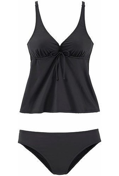 Bayan Dolgulu Tankini Takım Mayo