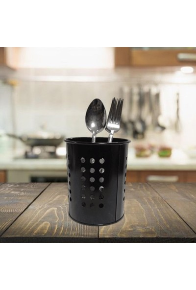 İhtiyaç Limanı Demir Siyah Delikli Çatal-Kaşıklık Çok Amaçlı Kutu İhtiyaç Limanı Demir Siyah Delikli Çatal-Kaşıklık Çok Amaçlı Kutu