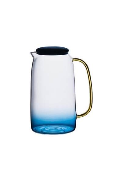 Generic Cutelife Soğuk Cam Su Şişesi Kavanoz Su Isıtıcısı Şeffaf Büyük Kapasiteli Isıya Dayanıklı Su Tenceresi Saplı Çaydanlık Sürahları 1.4l | Sürahi (Yurt Dışından)