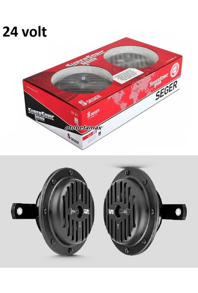 Seger Supersonic Supertone 24V Korna Seger 70E Minibüs Kornası Hella Superton Model Seger Supersonic Supertone 24V Korna Seger 70E Minibüs Kornası Hella Superton Model