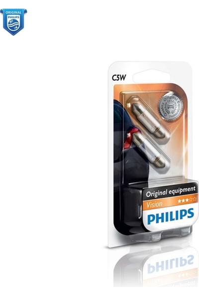 Philips C5W Philips 5WATT Sofit Ampul Seti ( 38 mm ) 12844 B2 Philips C5W Philips 5WATT Sofit Ampul Seti ( 38 mm ) 12844 B2