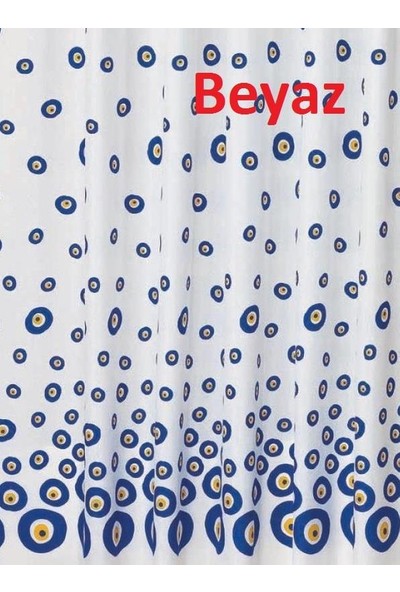 Zethome Çamaşır Makinesi Örtüsü Nazar Boncuklu 3795