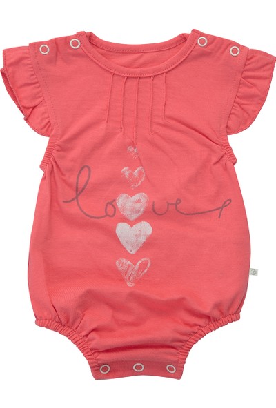 Organicera Organik Fırfırlı Body,mercan