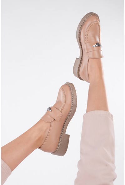 Marjin Kadın Loafer Makosen Ayakkabı Dunaz