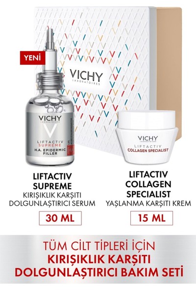 Vichy Liftactiv Kırışıklık Karşıtı Dolgunlaştırıcı Bakım Seti