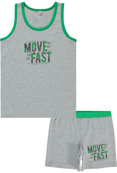 Civil Boys Erkek Çocuk Iç Çamaşır Takımı 10-16 Yaş Gri