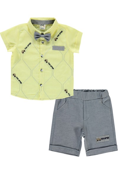 Civil Baby Erkek Bebek Takım 6-18 Ay Sarı Civil Baby Erkek Bebek Takım 6-18 Ay Sarı