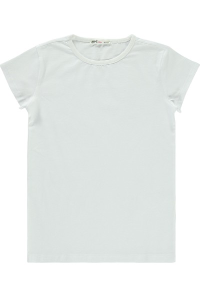 Civil Girls Kız Çocuk Tişört 10-13 Yaş Beyaz