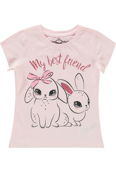 Civil Girls Kız Çocuk Tişört 2-5 Yaş Pembe