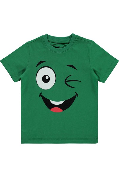 Civil Boys Erkek Çocuk Tişört 2-5 Yaş Koyu Yeşil Civil Boys Erkek Çocuk Tişört 2-5 Yaş Koyu Yeşil