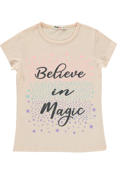 Civil Girls Kız Çocuk Tişört 6-9 Yaş Açık Somon