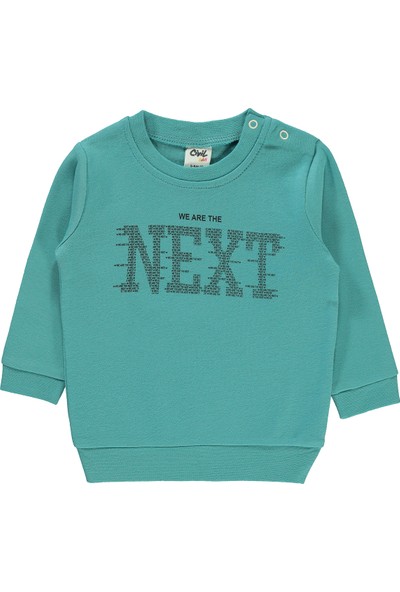 Civil Baby Erkek Bebek Sweatshirt 6-18 Ay Petrol Civil Baby Erkek Bebek Sweatshirt 6-18 Ay Petrol