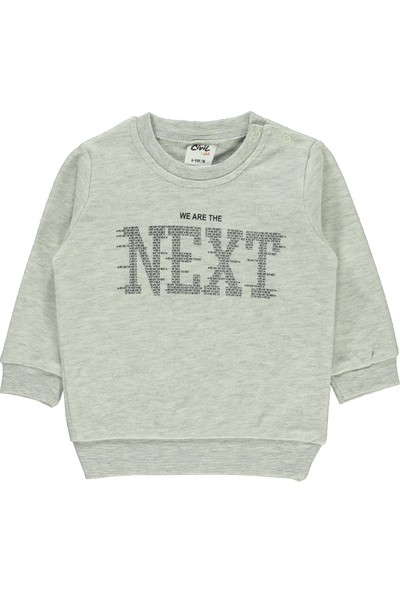 Civil Baby Erkek Bebek Sweatshirt 6-18 Ay Karmelanj Civil Baby Erkek Bebek Sweatshirt 6-18 Ay Karmelanj