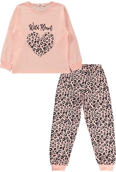 Civil Girls Kız Çocuk Pijama Takımı 10-13 Yaş Pudra