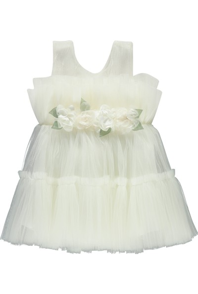 Civil Girls Kız Çocuk Abiye 2-5 Yaş Ekru