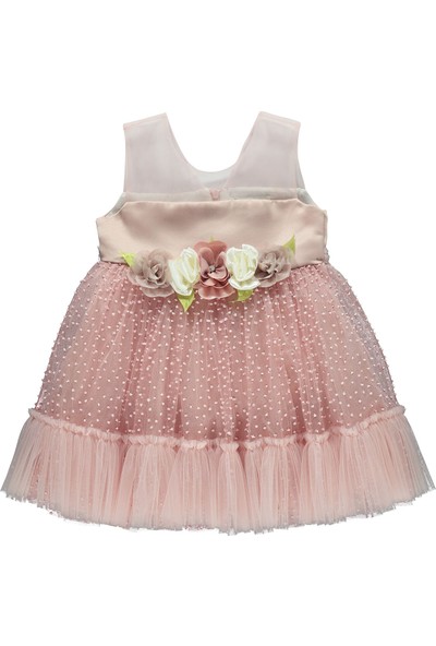 Civil Girls Kız Çocuk Abiye 2-5 Yaş Gül Kurusu