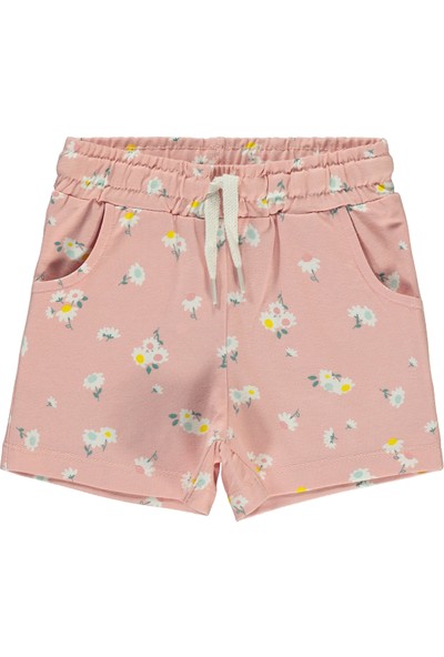 Civil Girls Kız Çocuk Şort 2-5 Yaş Pudra