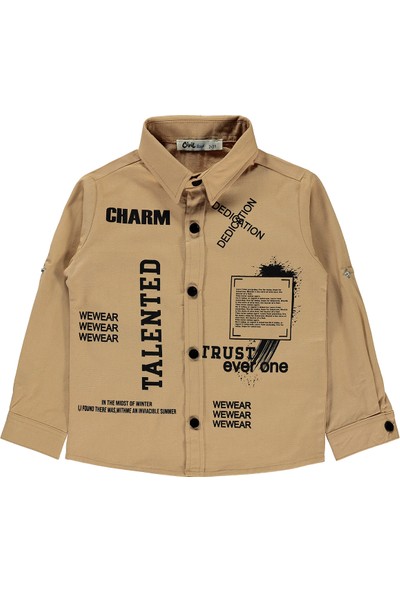 Civil Boys Erkek Çocuk Gömlek 2-5 Yaş Camel